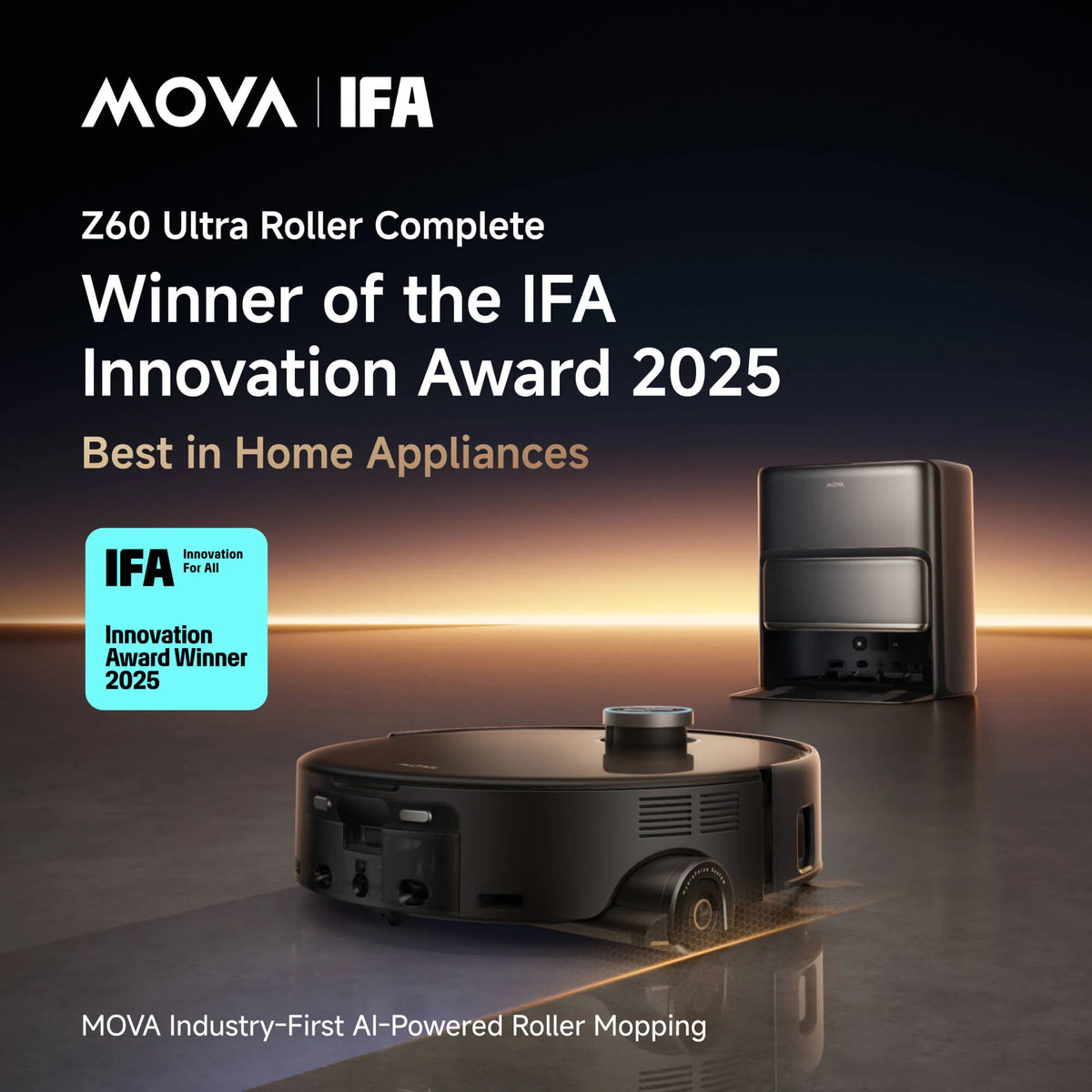 MOVA Z60 Ultra Roller Complete Robot Vacuum – Mova Tech Australia